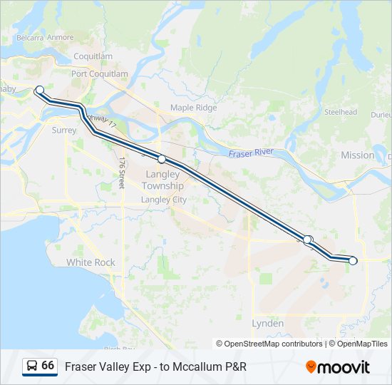 66 Route: Schedules, Stops & Maps - Fraser Vly Exp - to Abbotsford Only ...