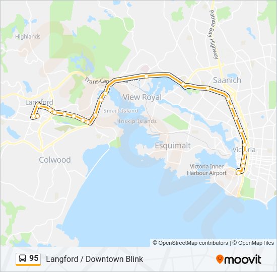 95 Route: Schedules, Stops & Maps - Blink - to Downtown (Updated)