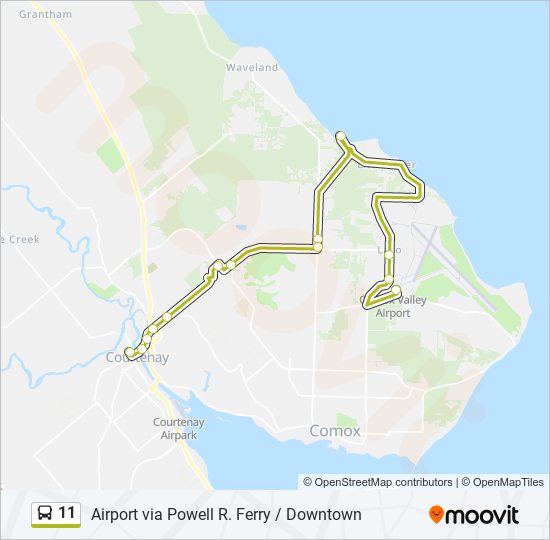 11 Route: Schedules, Stops & Maps - Airport (Updated)