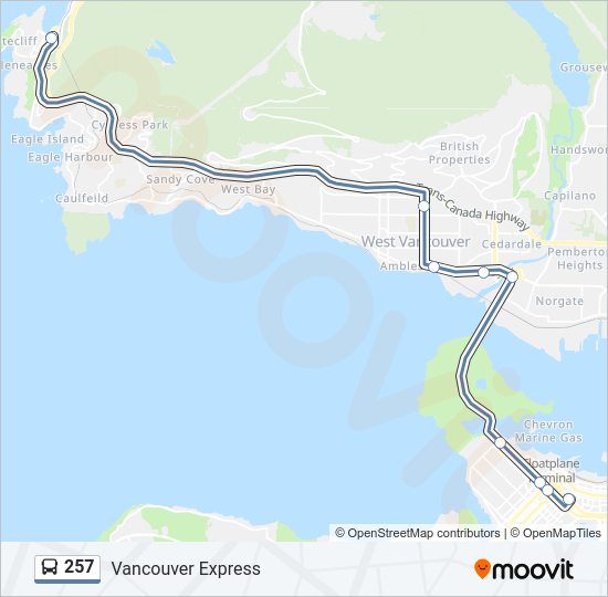 257 Route: Schedules, Stops & Maps - Vancouver Express (Updated)