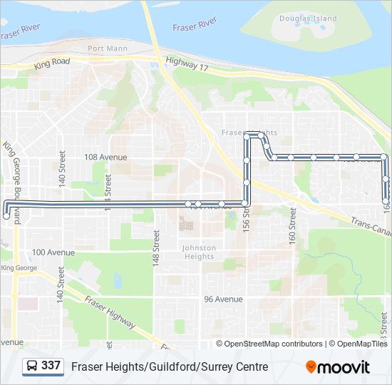 337 Route: Schedules, Stops & Maps - Surrey Central Station (Updated)