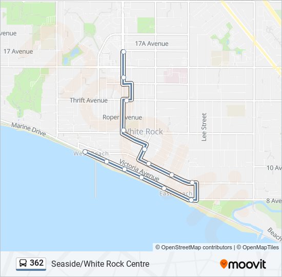 362 Route: Schedules, Stops & Maps - White Rock Centre (Updated)