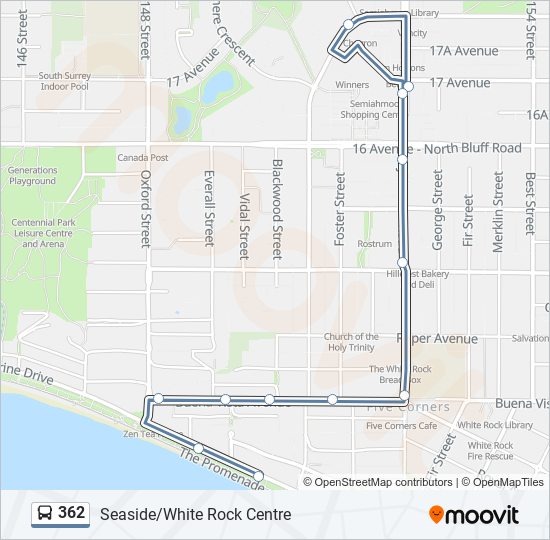 362 Route: Schedules, Stops & Maps - Seaside (Updated)
