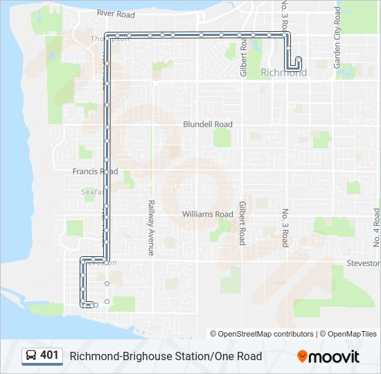 401 Route: Schedules, Stops & Maps - One Road (Updated)