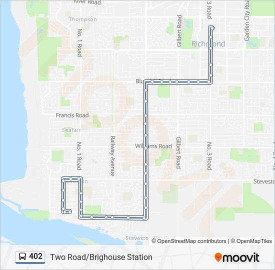402 Route: Schedules, Stops & Maps - Two Road (Updated)