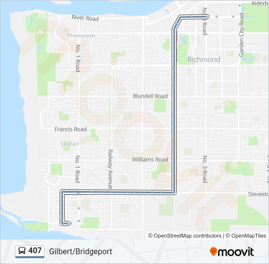 407 Route: Schedules, Stops & Maps - Gilbert (Updated)