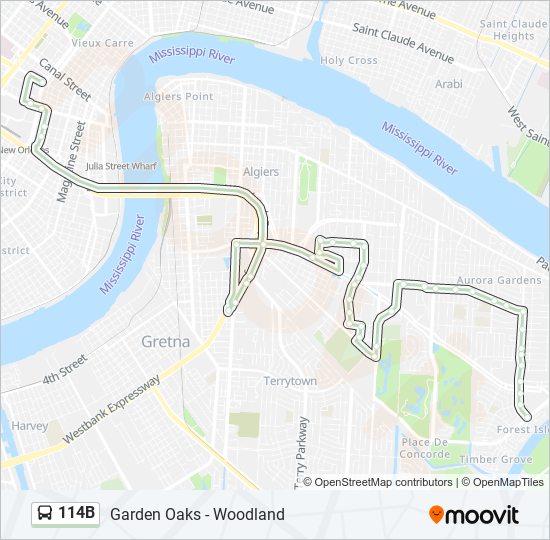 114b Route: Schedules, Stops & Maps - Main Library-Cbd Via Wilty ...