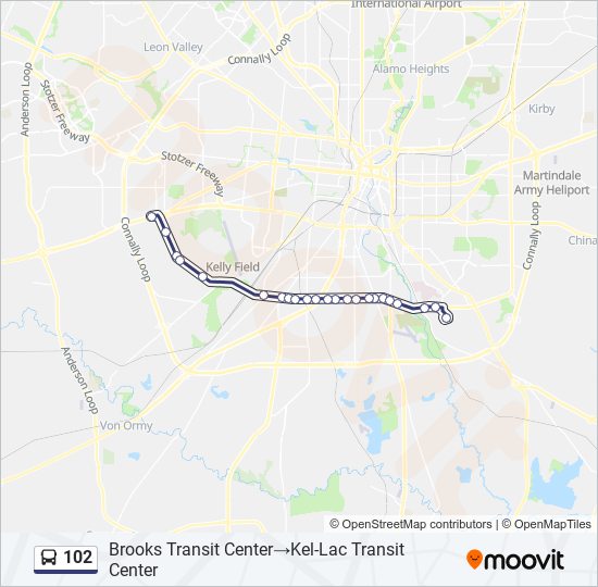 102 Route: Schedules, Stops & Maps - Brooks Transit Center‎→Kel-Lac ...