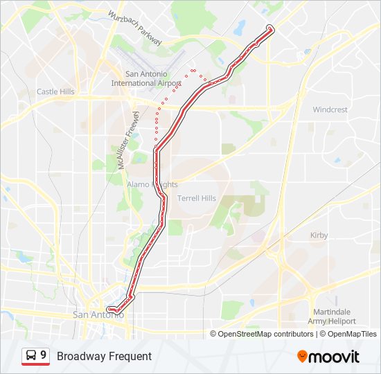 9 Route: Schedules, Stops & Maps - Naco Pass & Uhr Ln.‎→Martin ...