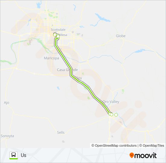 Ruta flixbus 2042: horarios, paradas y mapas - Phoenix Sky Harbor ...