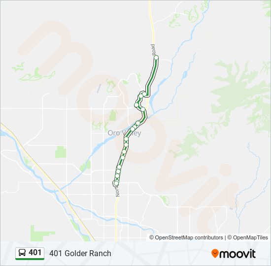 401 Route: Schedules, Stops & Maps - 401 Golder Ranch (Updated)