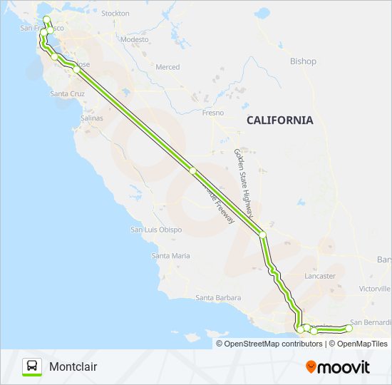 Ruta flixbus n2002: horarios, paradas y mapas - Montclair (Actualizado)