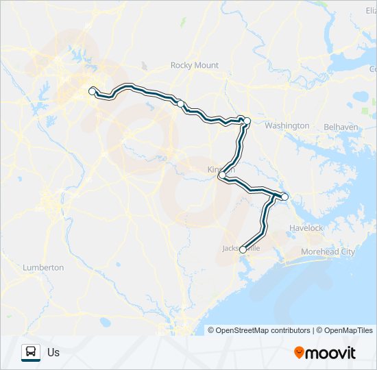 Bus Maps Nc