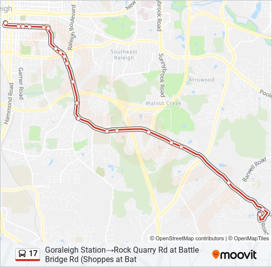 17 Route: Schedules, Stops & Maps - Goraleigh Station‎→Rock Quarry Rd ...