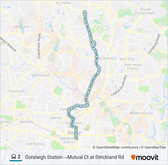 2 Route: Schedules, Stops & Maps - Goraleigh Station‎→Mutual Ct at ...