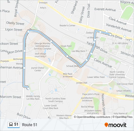 Bus Maps Nc