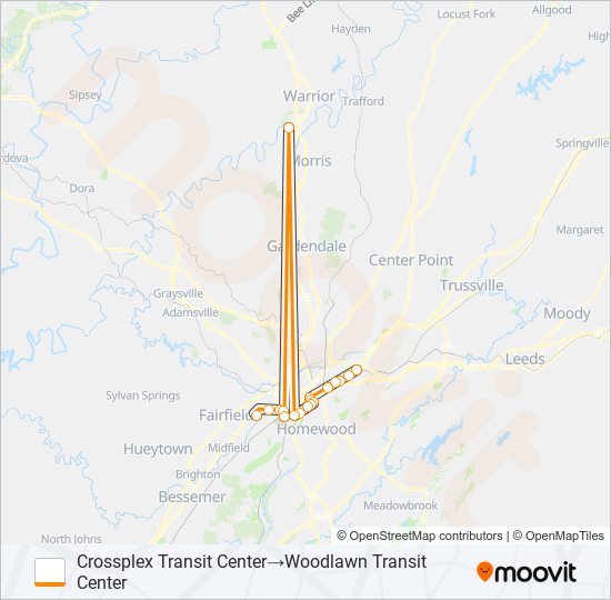 bxbirmingham ex Route: Schedules, Stops & Maps - Crossplex Transit ...
