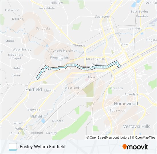 ensley wylam fai Route: Schedules, Stops & Maps - Ave E And 35th St‎→ ...