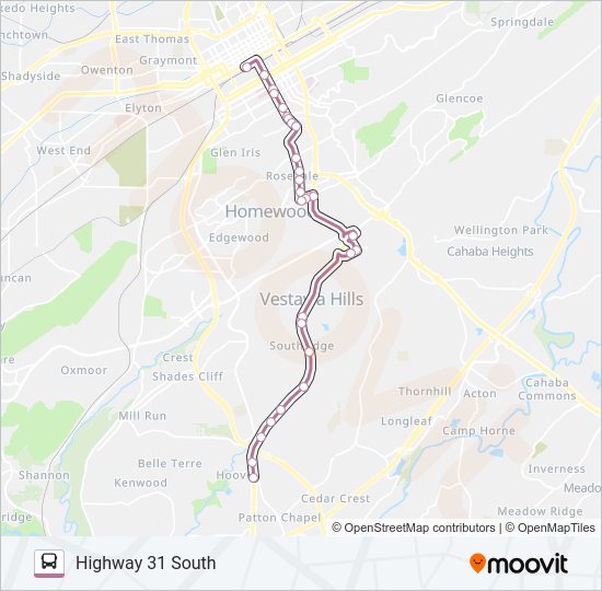 Ruta highway 31 south: horarios, paradas y mapas - Central Station‎→Hwy ...