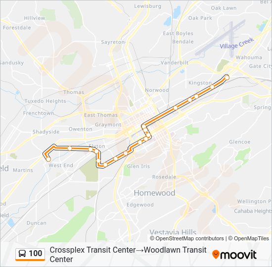 Ruta 100: horarios, paradas y mapas - Crossplex Transit Center‎→ ...