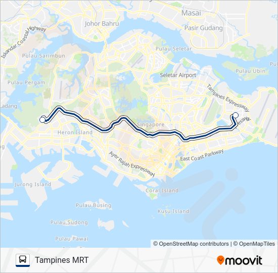 HEARTLAND SHUTTLE FROM NTU Route: Schedules, Stops & Maps - Tampines ...