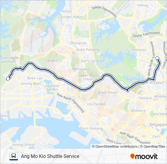 HEARTLAND SHUTTLE TO NTU Route: Schedules, Stops & Maps - Ang Mo Kio ...