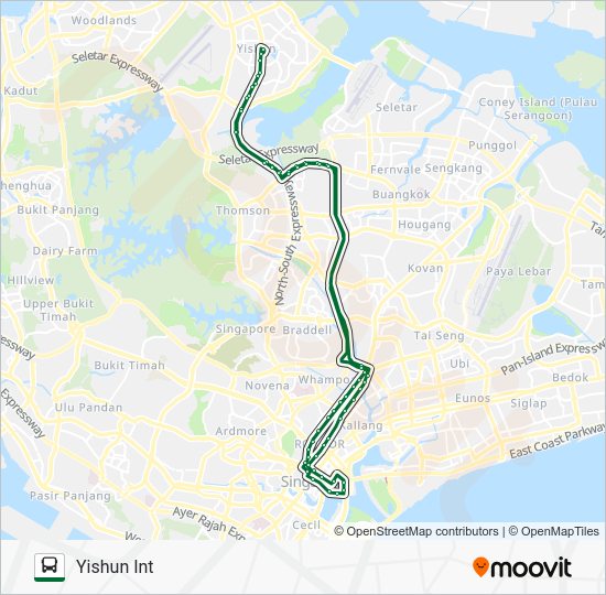 857 Route: Schedules, Stops & Maps - Yishun Int (Updated)