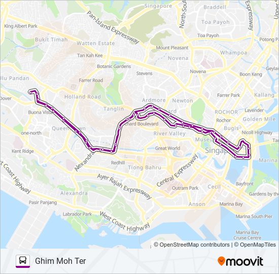 111 Route: Schedules, Stops & Maps - Ghim Moh Ter (Updated)