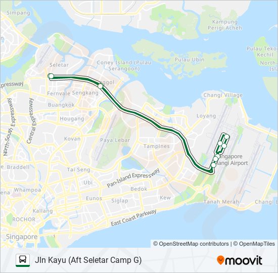 858b Route: Schedules, Stops & Maps - Jln Kayu (Aft Seletar Camp G ...