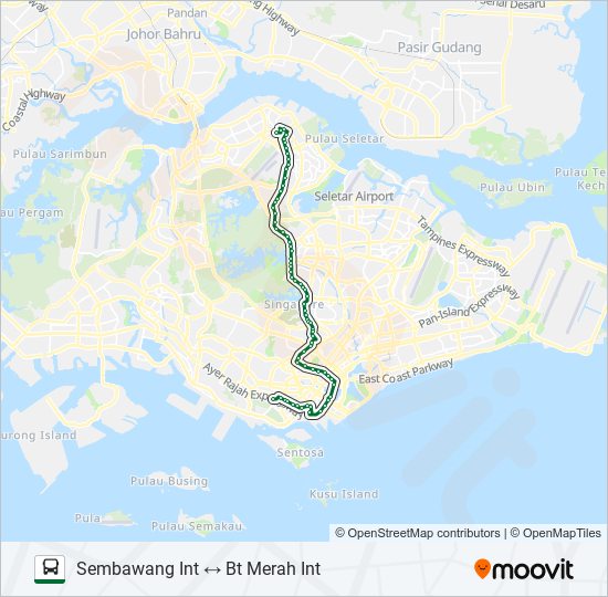 167 Route: Schedules, Stops & Maps - Bt Merah Int (Updated)