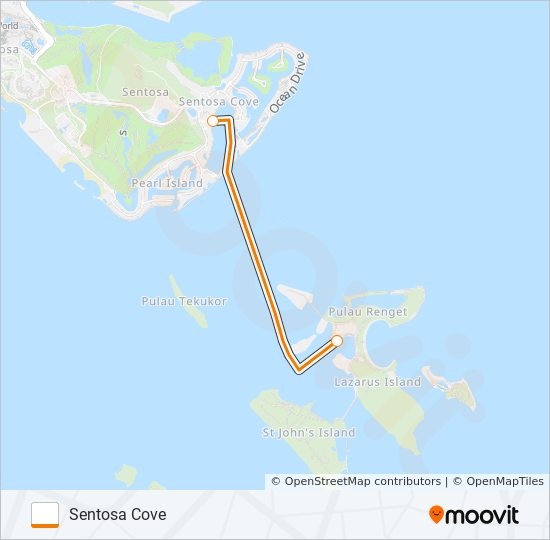 sentosa ferry Route: Schedules, Stops & Maps - Sentosa Cove (Updated)