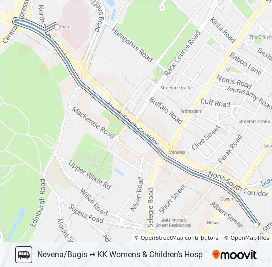 kkh shuttle bus Route: Schedules, Stops & Maps - Kk Hospital (From ...