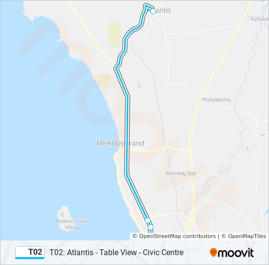 t02 Route: Schedules, Stops & Maps - Atlantis‎→Table View (Updated)