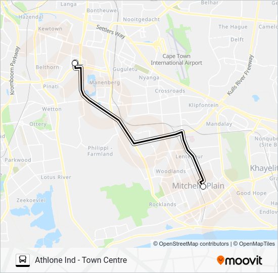 ATHLONE IND TOWN CENTRE Route: Schedules, Stops & Maps - Athlone Ind‎→ ...