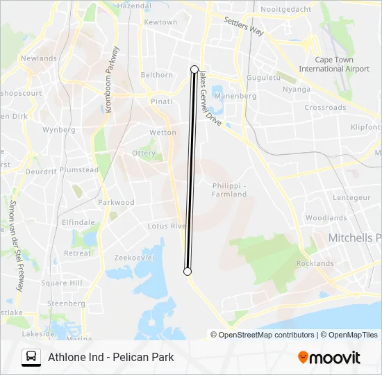 ATHLONE IND PELICAN PARK Route: Schedules, Stops & Maps - Athlone Ind‎→ ...