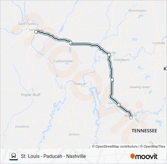 GREYHOUND US0185 Route: Schedules, Stops & Maps - St Louis Bus Station ...