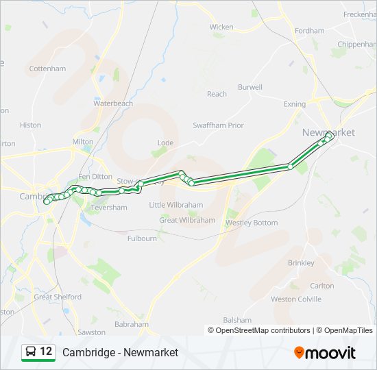 12 Route: Schedules, Stops & Maps - Newmarket (Updated)