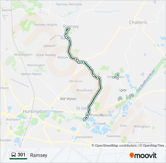 301 Route: Schedules, Stops & Maps - Ramsey (Updated)