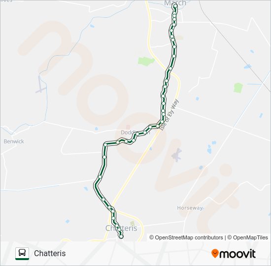 ELY ZIPPER 2 Route: Schedules, Stops & Maps - Chatteris (Updated)