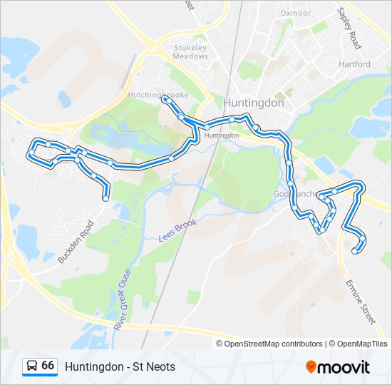 66 Route: Schedules, Stops & Maps - Brampton (Updated)