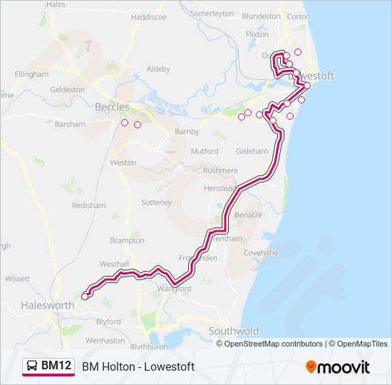 bm12 Route: Schedules, Stops & Maps - Holton (Updated)
