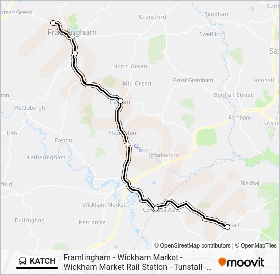 KATCH Route: Schedules, Stops & Maps - Tunstall (Updated)