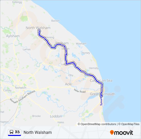 North Walsham Road Map at Karen Chase blog