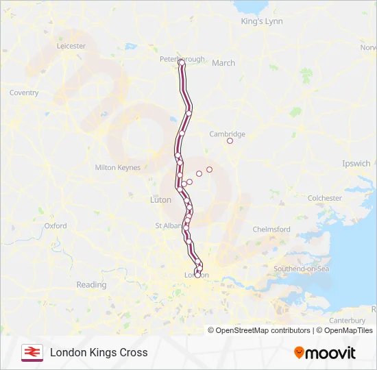 THAMESLINK Route: Schedules, Stops & Maps - London Kings Cross (Updated)