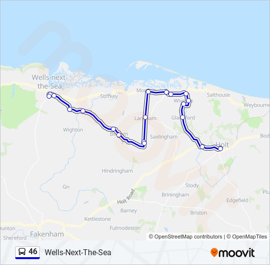 46 Route: Schedules, Stops & Maps - Wells-Next-The-Sea (Updated)