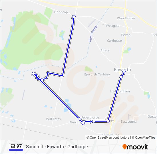 97 Route: Schedules, Stops & Maps - Epworth (Updated)