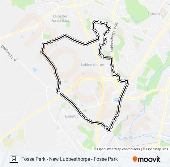 novus fosse Route: Schedules, Stops & Maps - Fosse Park (Updated)