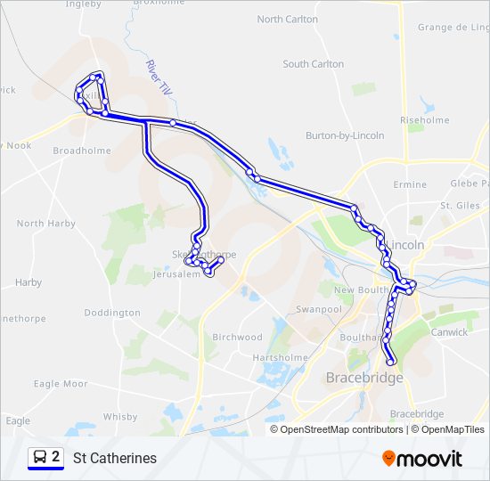 2 Route: Schedules, Stops & Maps - St Catherines (Updated)