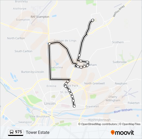 975 Route: Schedules, Stops & Maps - Tower Estate (Updated)