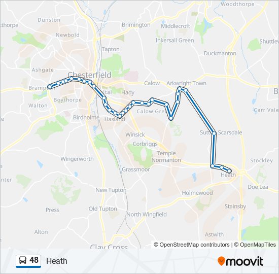 48 Route: Schedules, Stops & Maps - Heath (Updated)